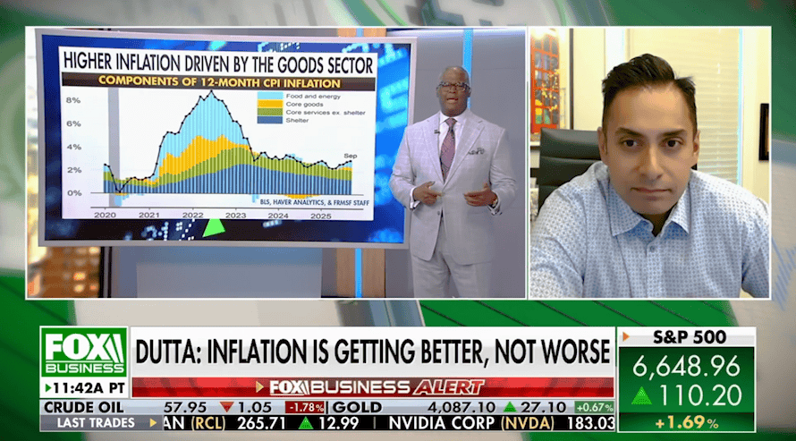 Neil Dutta on Fox Business – November 22, 2025 - RenMac Access